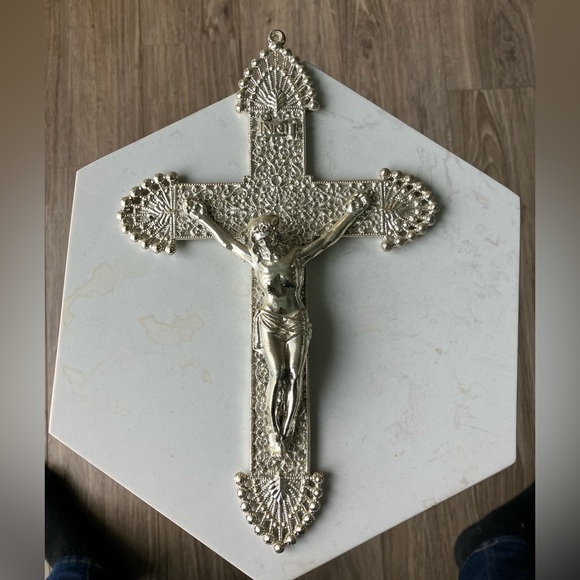 Gallo Co. NY | Accents | Vintage Wall Hanging Crucifix Inri Ornate ...